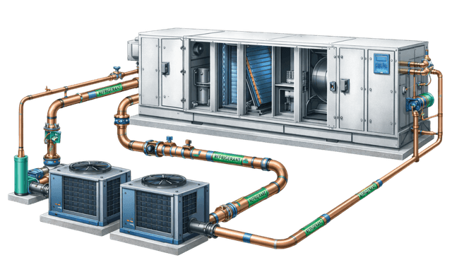 Refrigerant Piping Installation Contractor in India | Copper Piping for ...